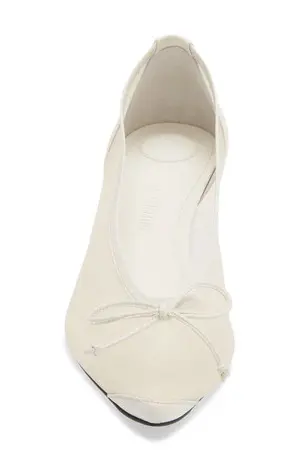 Jacquemus Les Escarpins Tourni Pointed Toe Pump - White