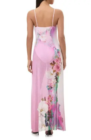 AFRM Rivka Sheer Maxi Dress