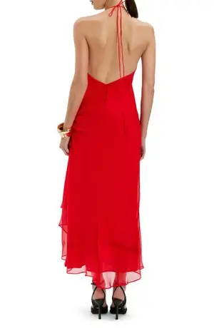 Bardot Cyrel Cutout Halter Maxi Dress