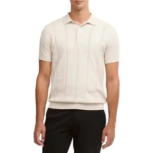 Barbour Wellburn Rib Polo - Oatmeal