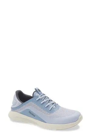 Olukai Kialoa Convertible Lace-up Waterproof Sneaker - Lanai Breeze/ocean Fog