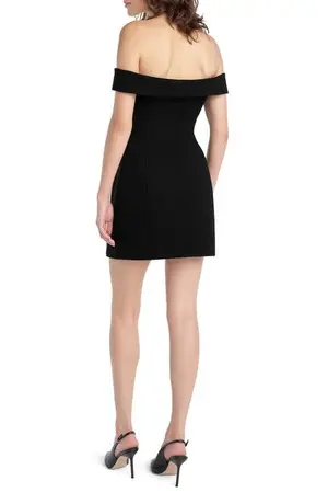 FAVORITE DAUGHTER The Payback Off-the-shoulder Mini Dress
