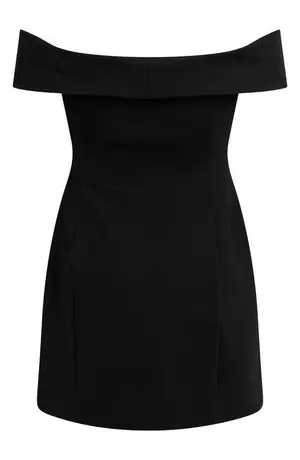 FAVORITE DAUGHTER The Payback Off-the-shoulder Mini Dress
