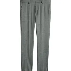 BOSS Genius Slim Fit Virgin Wool Dress Pants - Open Green