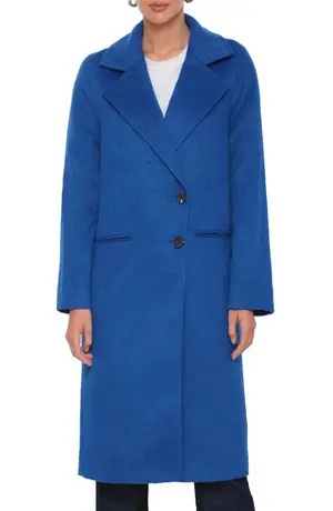 Avec Les Filles Single-breasted Notched Collar Coat