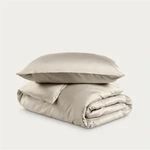 BARE HOME Cooling Rayon Duvet Cover Set - Sand