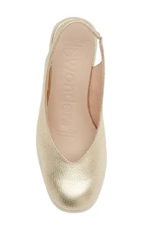 WONDERS Platform Slingback Pump
