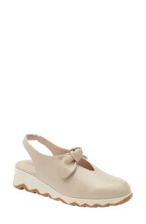 WONDERS Knotted Wedge Slingback Pump - Sauvg.beige