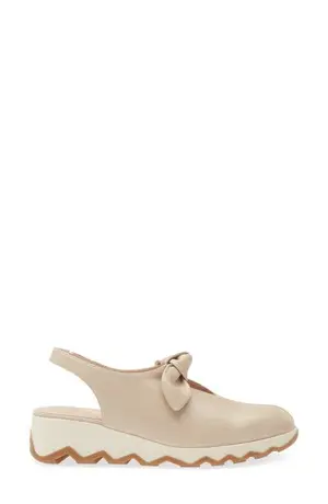 WONDERS Knotted Wedge Slingback Pump