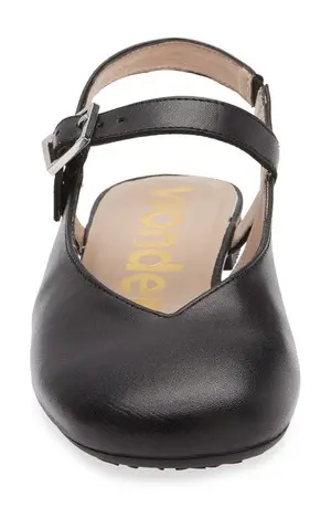 WONDERS Round Toe Slingback Flat