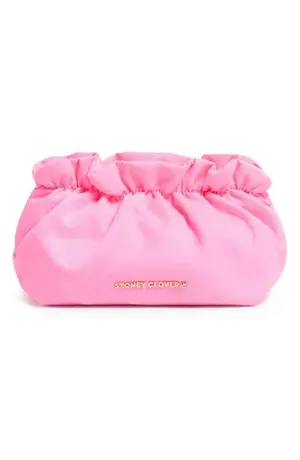 Stoney Clover Lane Bow Nylon Pouch - Bubblegum