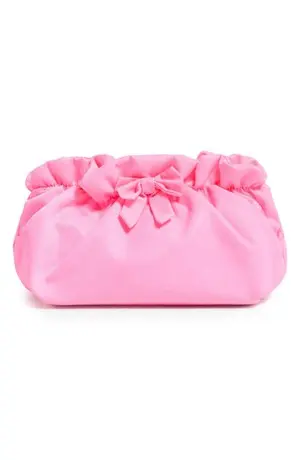 Stoney Clover Lane Bow Nylon Pouch - Bubblegum