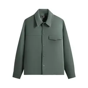 Kith Midweight Double Weave Montague Shirt 'court - Green