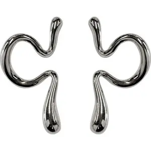 OUTOFOFFICE Mini Luxe Ear Cuff - Silver