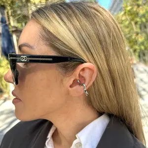 OUTOFOFFICE Mini Luxe Ear Cuff - Silver