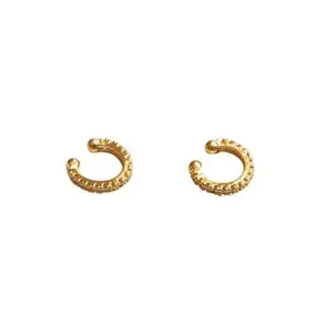 OUTOFOFFICE Pavé Ear Cuff - Gold