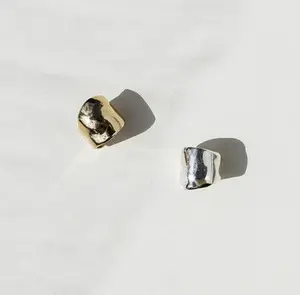 OUTOFOFFICE Statement Moon Ear Cuff - Gold
