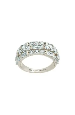 Sterling Forever Eternity Band Ring - Silver
