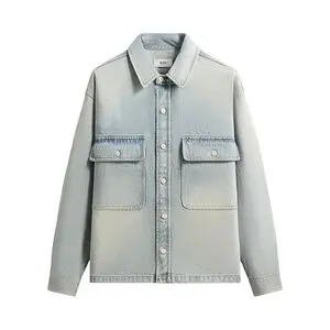 Kith Henson Denim Shirt 'light Indigo - Blue