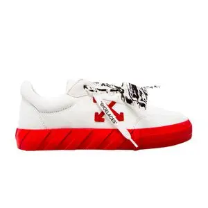 Off-White Vulcanized Low Red - White