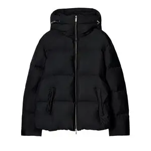 Off-White Patch Arrow Down Puffer - Black