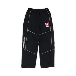 Supreme Reflective Piping Track Pant - Black