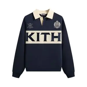 Kith Nelson Rugby Pullover 'nocturnal - Blue