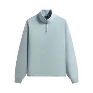 Kith Snow Washed Nelson Quarter Zip 'presence - Blue