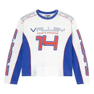 VALE FOREVER Thermal Long Sleeve Shirt - White