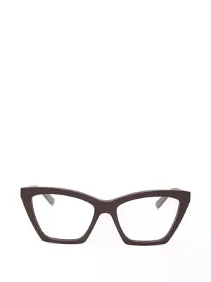 Alexander McQueen Cat-eye Glasses - Brown