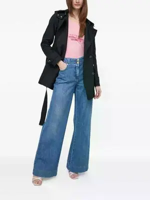 MORGAN Belted Hooded Coat