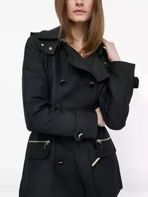 MORGAN Belted Hooded Coat