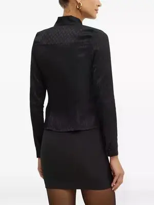 MORGAN Pattern Tie Blouse