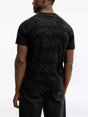Karl Lagerfeld Monogram-pattern Short-sleeve T-shirt