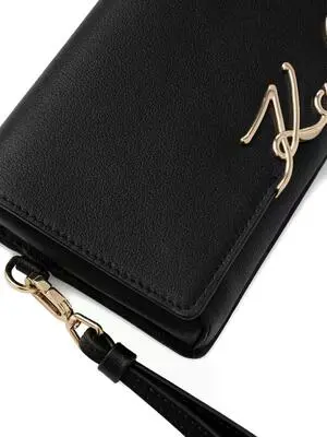 Karl Lagerfeld Logo-charm Wristlet