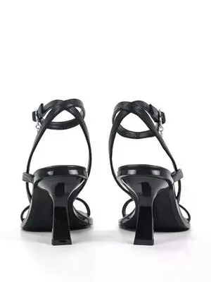 Karl Lagerfeld Karmel Ankle Strap Sandals With Stiletto Heel