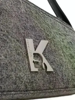 Karl Lagerfeld Geo Denim Shoulder Bag