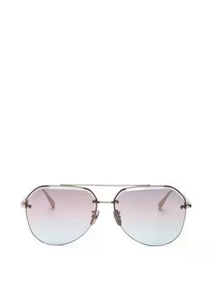 Linda Farrow Quynh Sunglasses - Silver