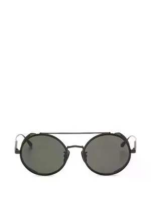 Linda Farrow Round-frame Sunglasses - Black