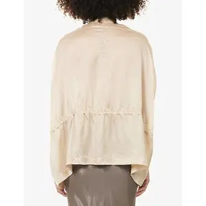 Rick Owens Sail Short-sleeve Woven Jacket - Sand