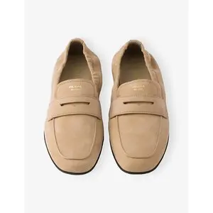 Prada Shuffle Leather Loafers - Neutral