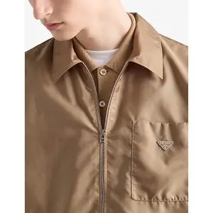 Prada Re-nylon Zipped Woven Shirt