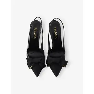 Prada Mesh Slingback Pumps