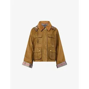 Barbour Liza Waxed-cotton Jacket - Sand/dress