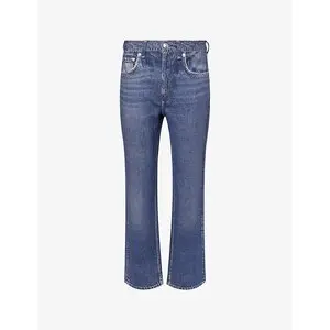Rag & Bone Harlow Straight-leg Featherweight Stretch-denim Jeans - Kimbr