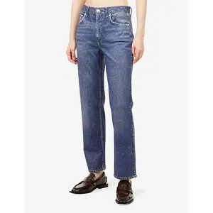 Rag & Bone Harlow Straight-leg Stretch-denim Jeans - Kimbr