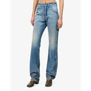 MAISON MARGIELA Patch-pocket Straight-leg Denim Jeans
