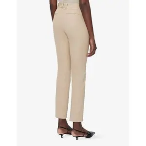 JOSEPH Coleman Slim-fit Straight-leg Stretch-gabardine Trousers