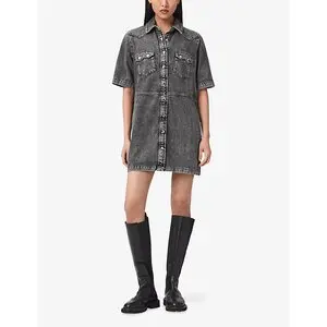 ALLSAINTS Rock Denim Mini Dress