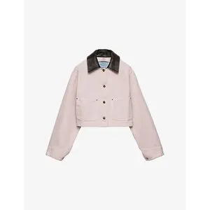 Prada Canvas Blouson Jacket - Pink